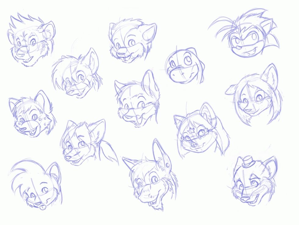 How To Draw Furry Heads: A Step-by-Step Guide - Fursonafy